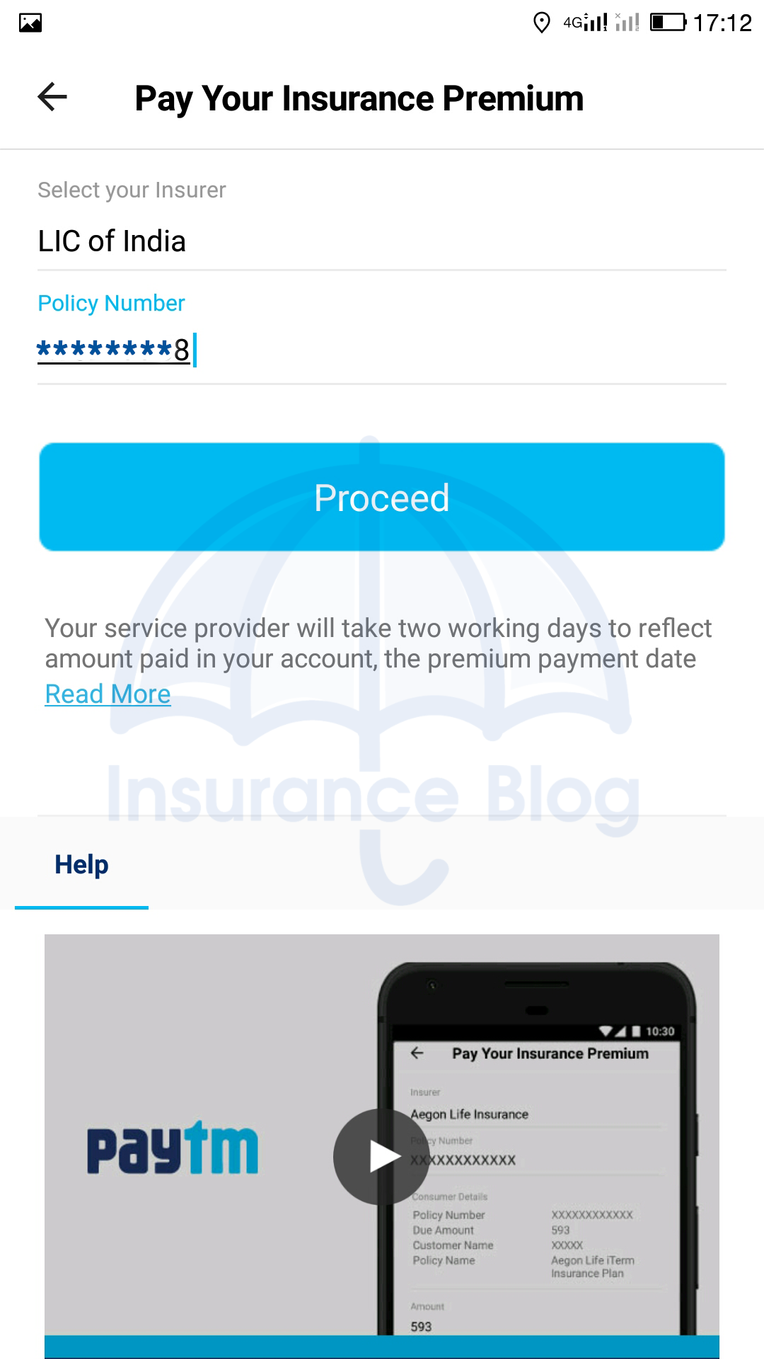 How to pay LIC premium through Paytm?